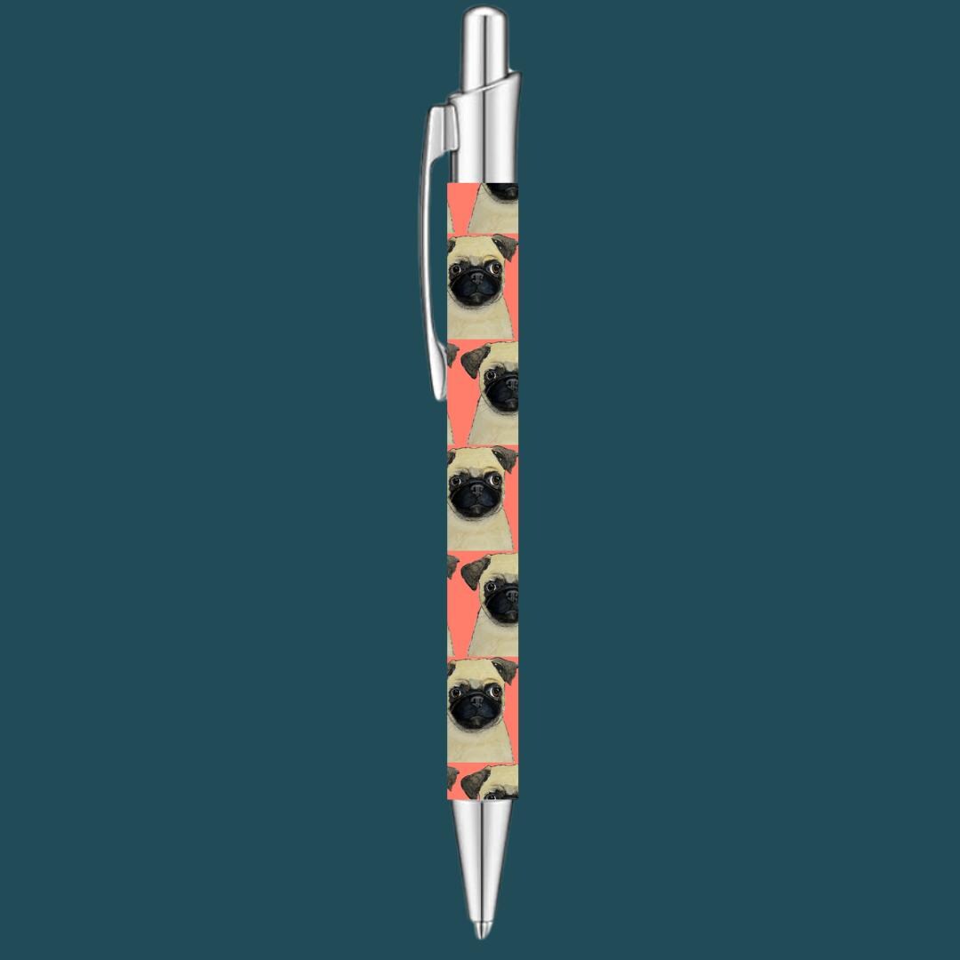 The Snorty Scribbler – A Pug-powered Pen! - Etsy UK