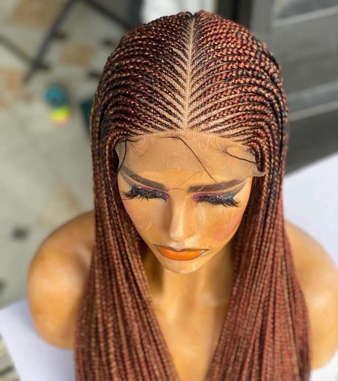 Braided Wigs, African Braided Wigs, Frontal Wig - Etsy