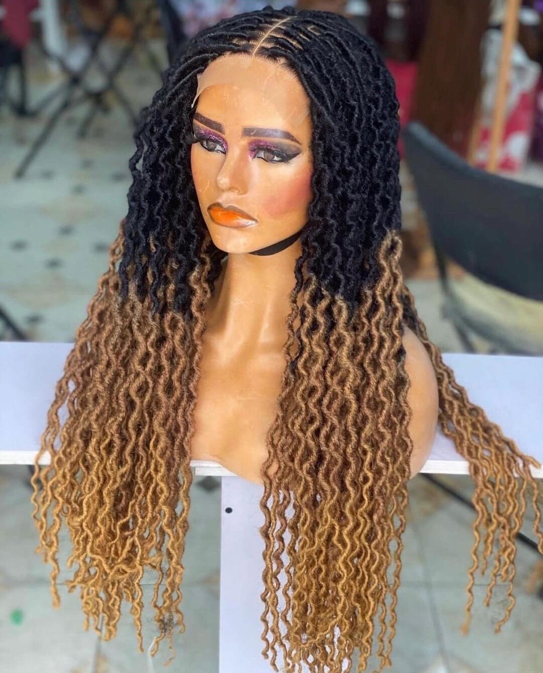 Braided Wigs, African Braided Wigs, Frontal Wig - Etsy