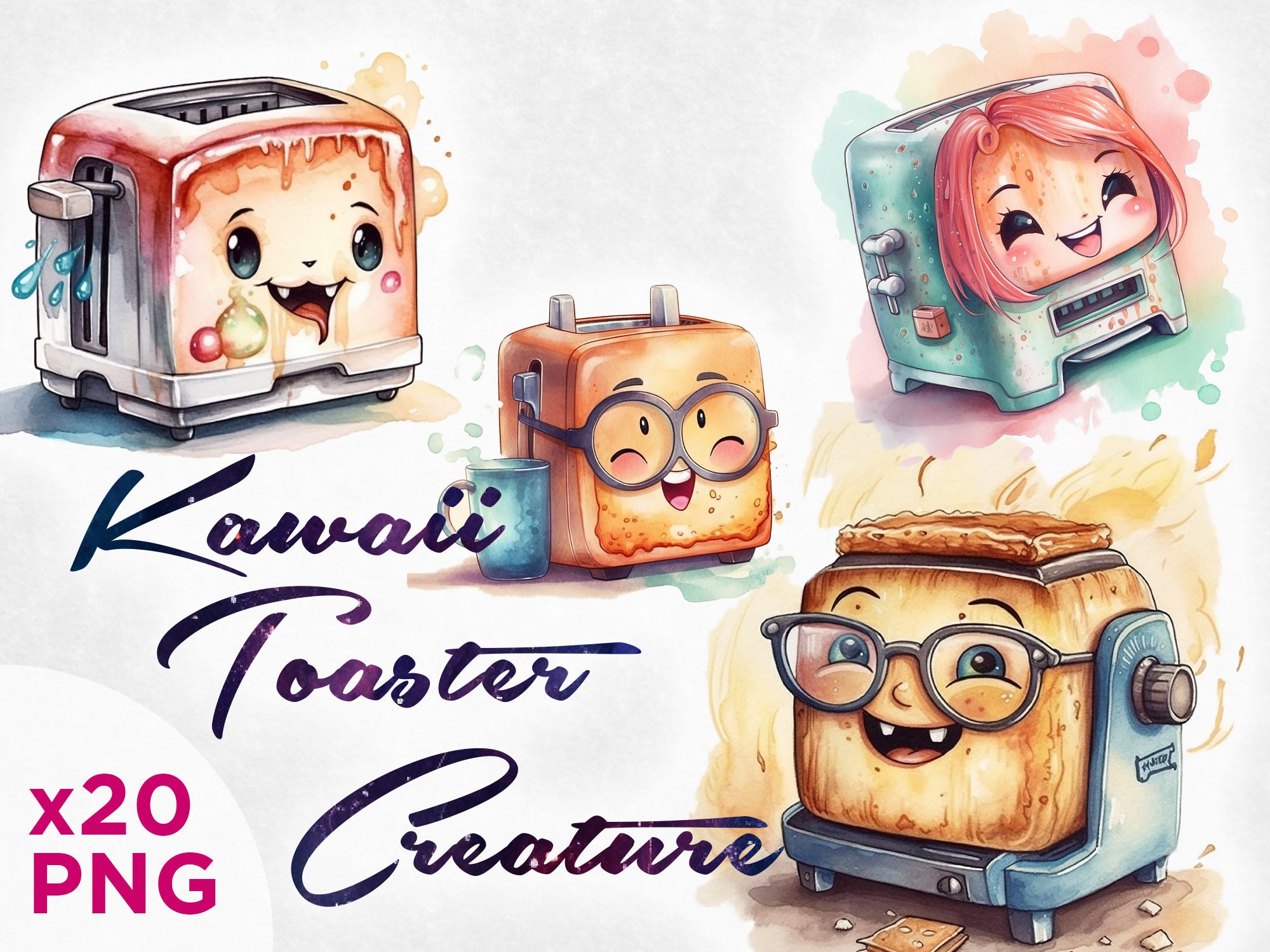 Cute Toaster Clipart