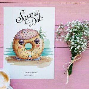 Watercolor Kawaii Donuts Clipart, Food Fantasy PNG Digital Image ...