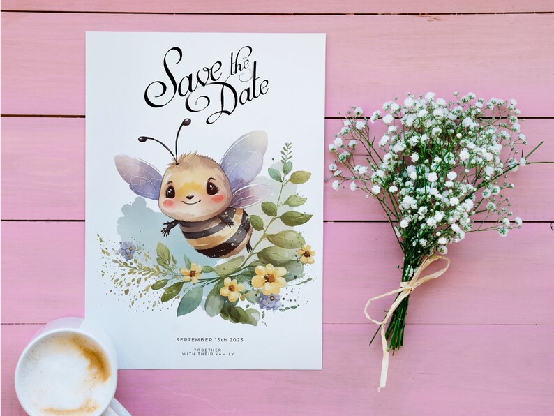 Cute Bee Cute Bees, Bee Clipart, Fantasy Bee, Watercolor, Instant ...