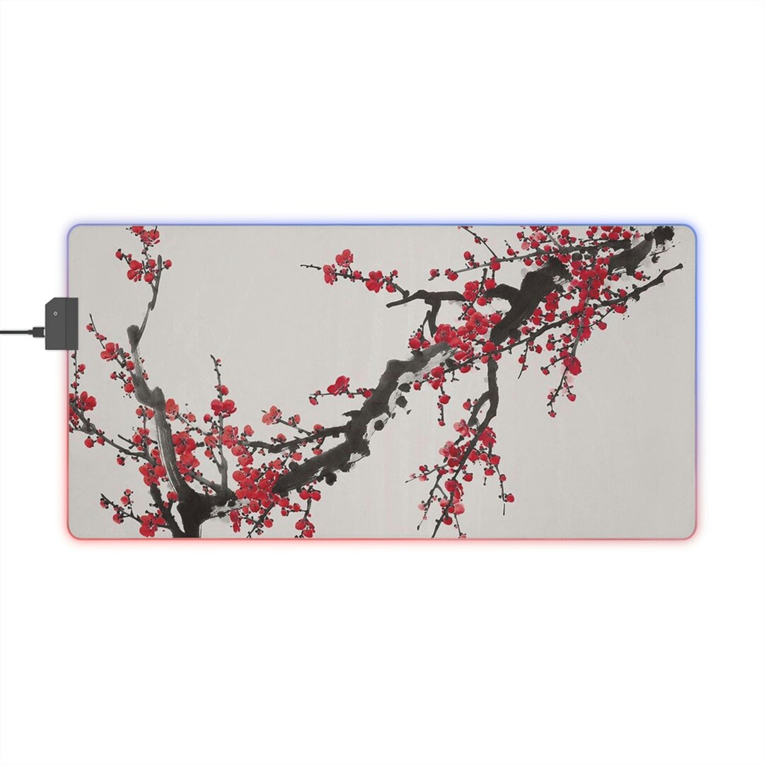 Flower Tree LED Gaming Mouse Pad Flower Mousepad Plant - Etsy