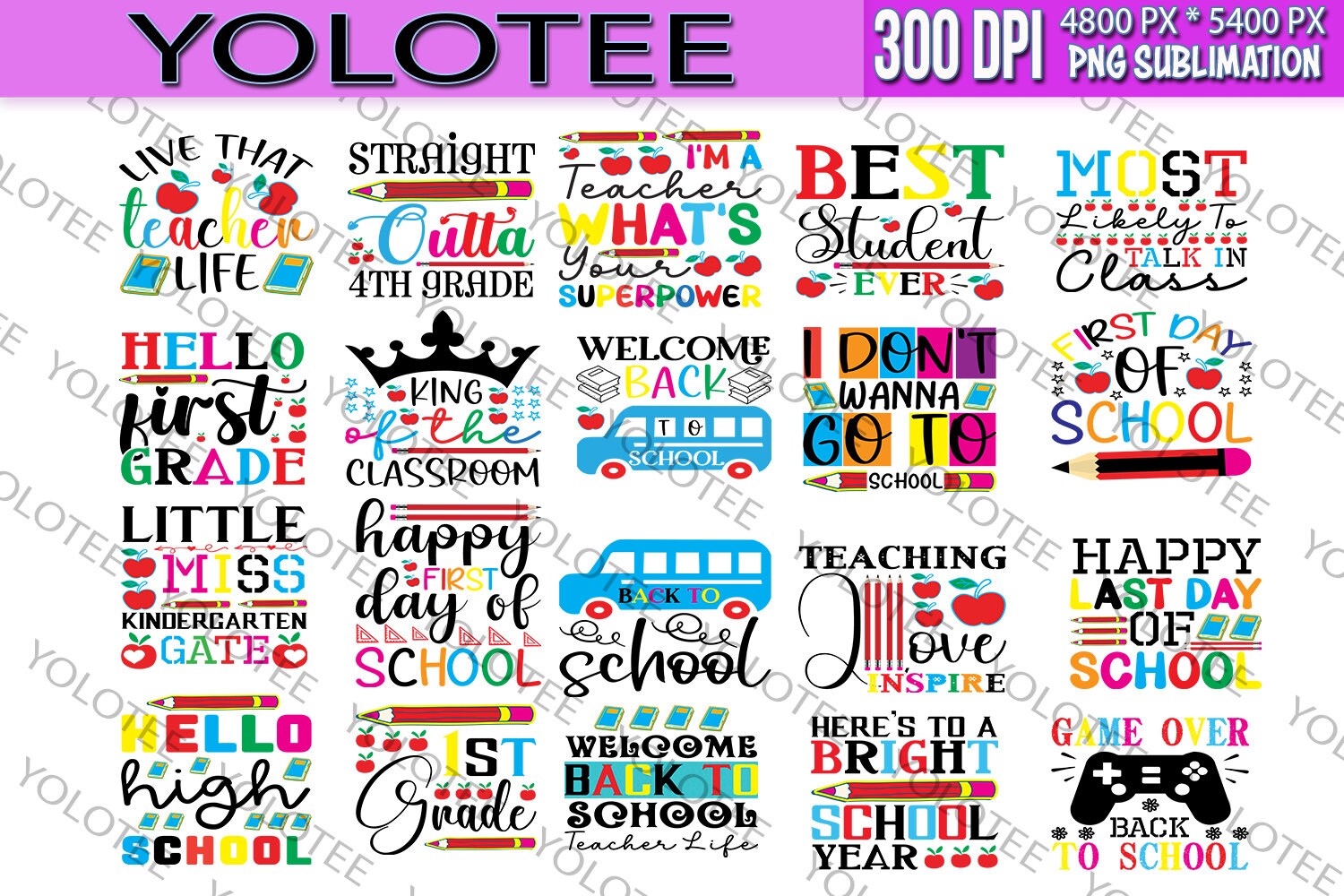 Back to School Png Hello High School Png First Day of Png - Etsy