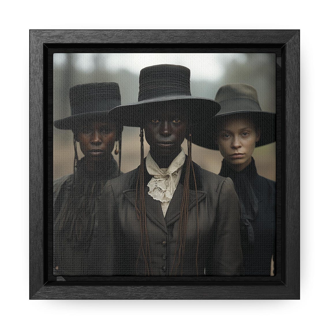 African American Historical Art - Elegant Portrait of Three African ...