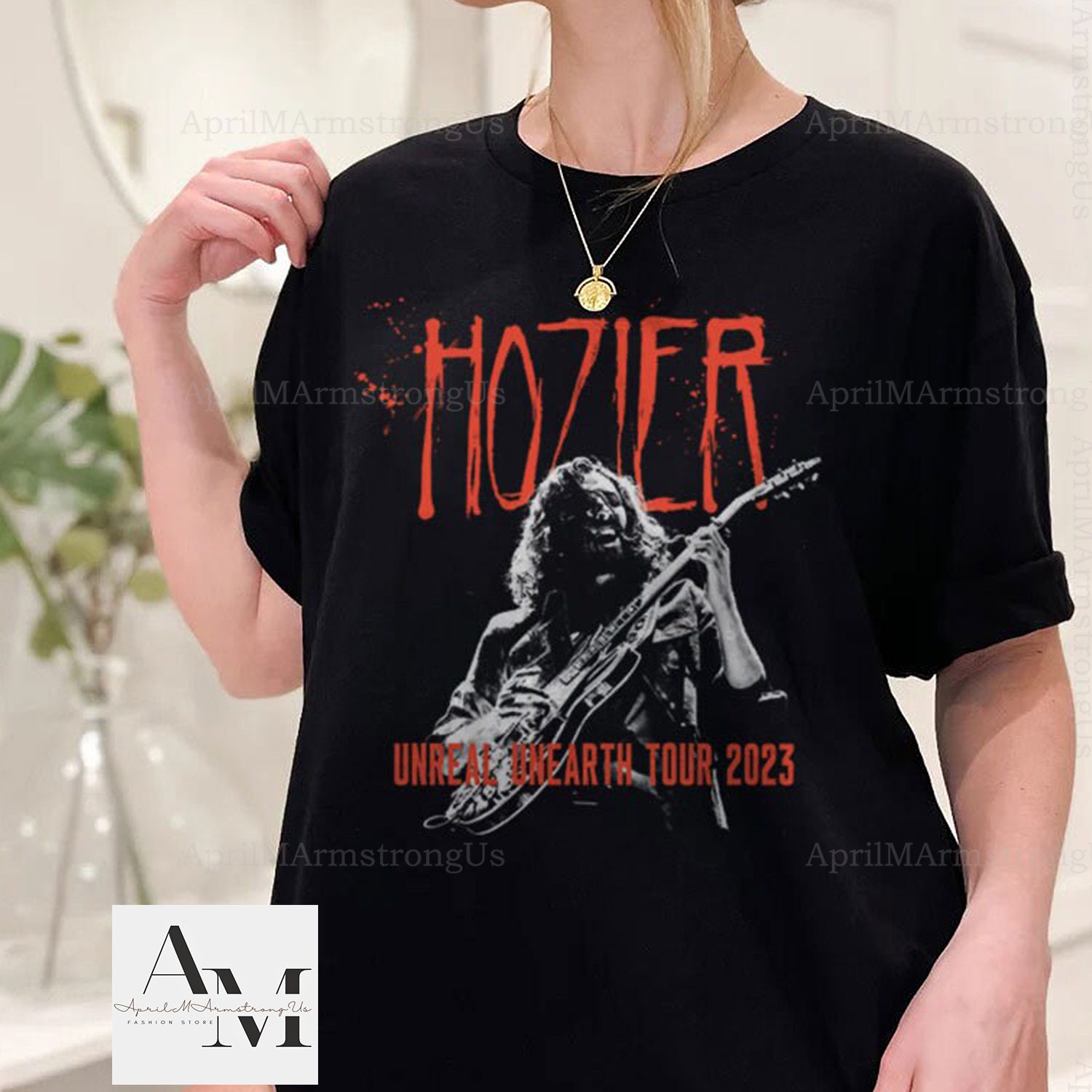 Vintage Hozier Unreal Unearth Tour 2023 T-shirt, Unreal Unearth Tour 2023 Merch sold by Salon ...