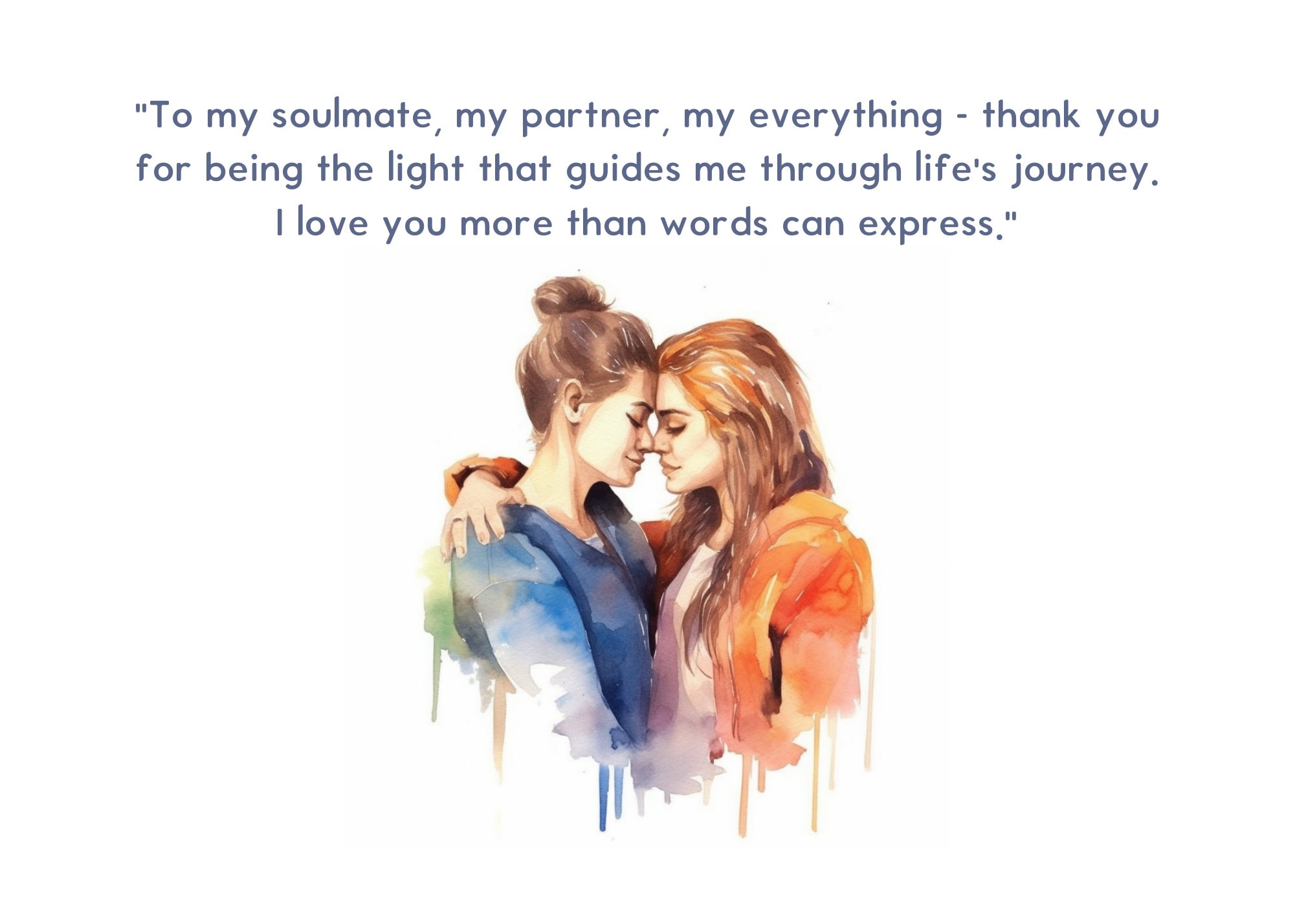 Printable Lesbian Love Card, Pride Love Card, LGBTQ Greeting Card ...