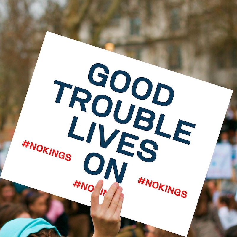 Good Trouble Sign - Etsy