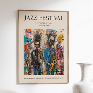 Jazz Festival Poster: Urban Art, New Orleans Jazz, Music Art Print ...