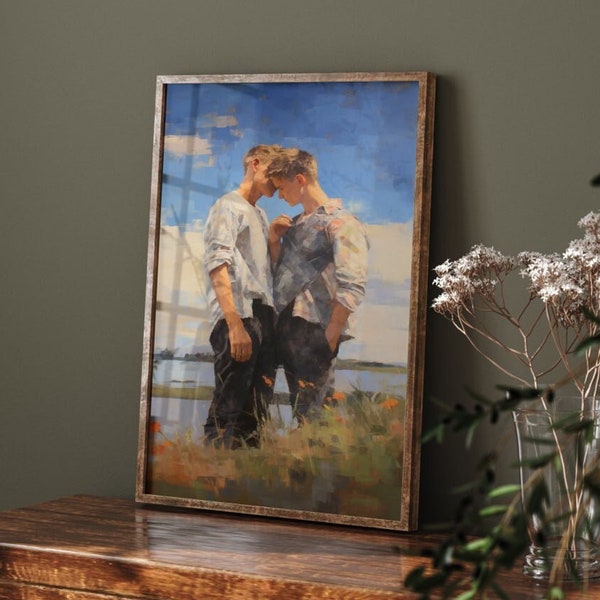 Large Art Print Gay - Etsy