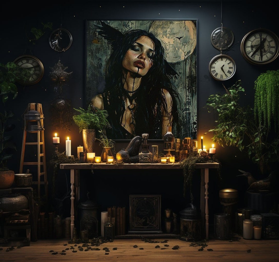 Wiccan Wall Art, Mystic Poster, Lilith's Invocation Print, Sabbath ...