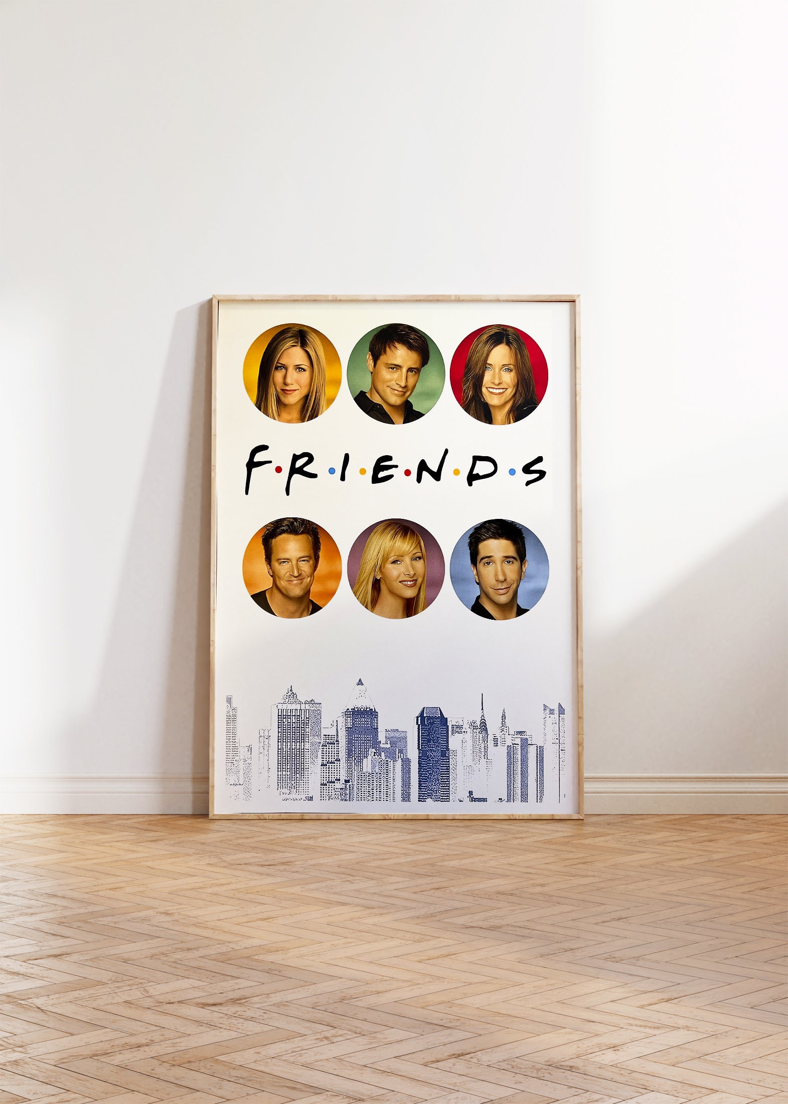 Friends Tv Series Poster HIGH QUALITY David Crane Marta - Etsy
