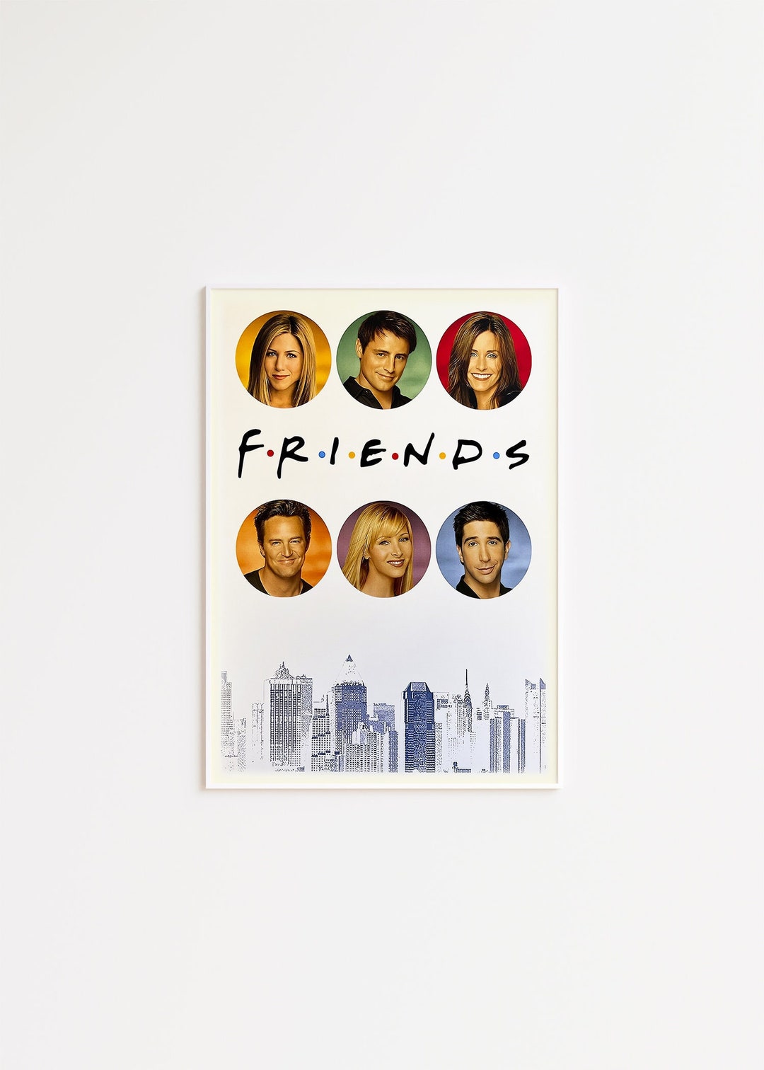 Friends Tv Series Poster HIGH QUALITY David Crane Marta - Etsy