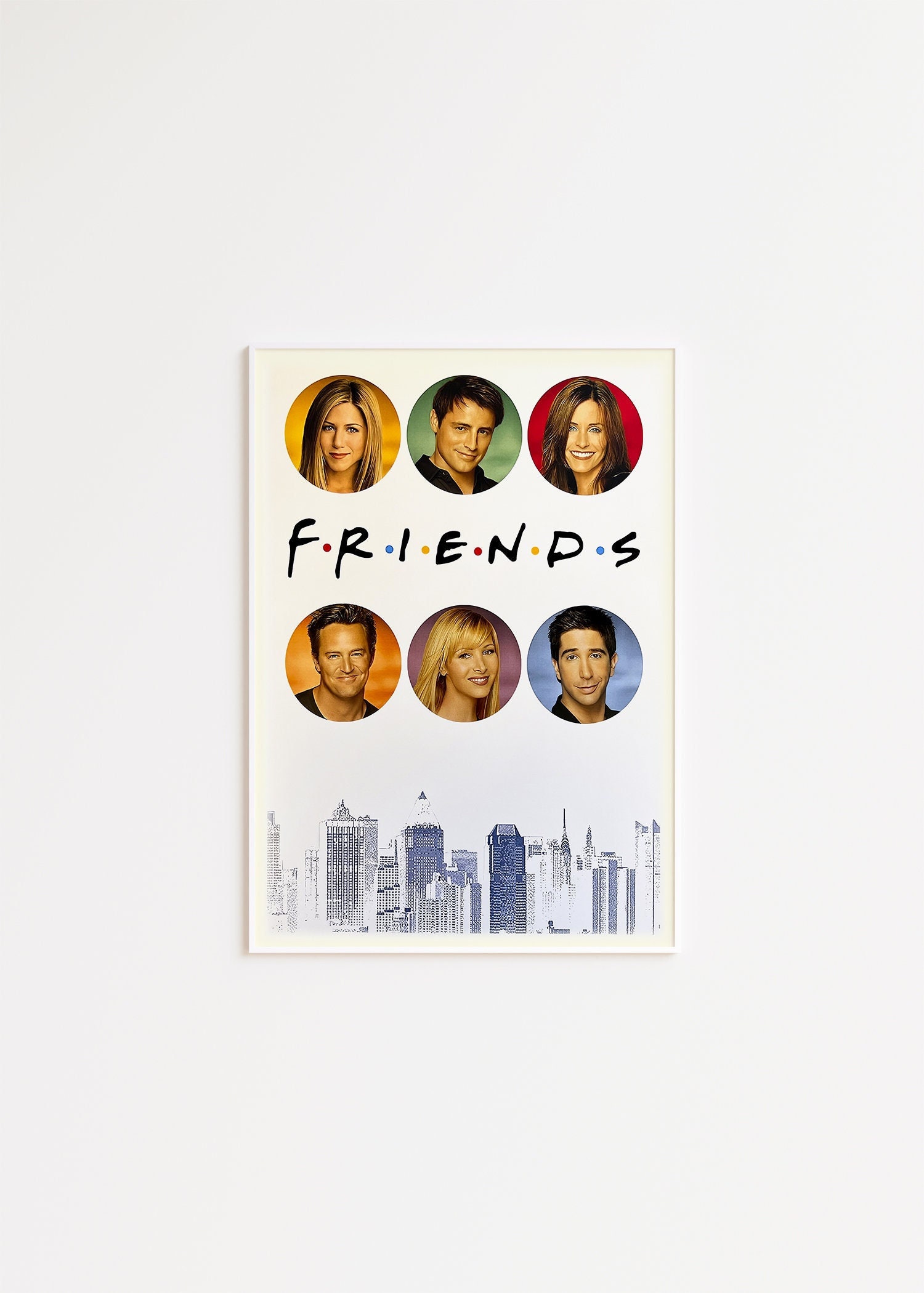 Friends Tv Series Poster HIGH QUALITY David Crane Marta - Etsy