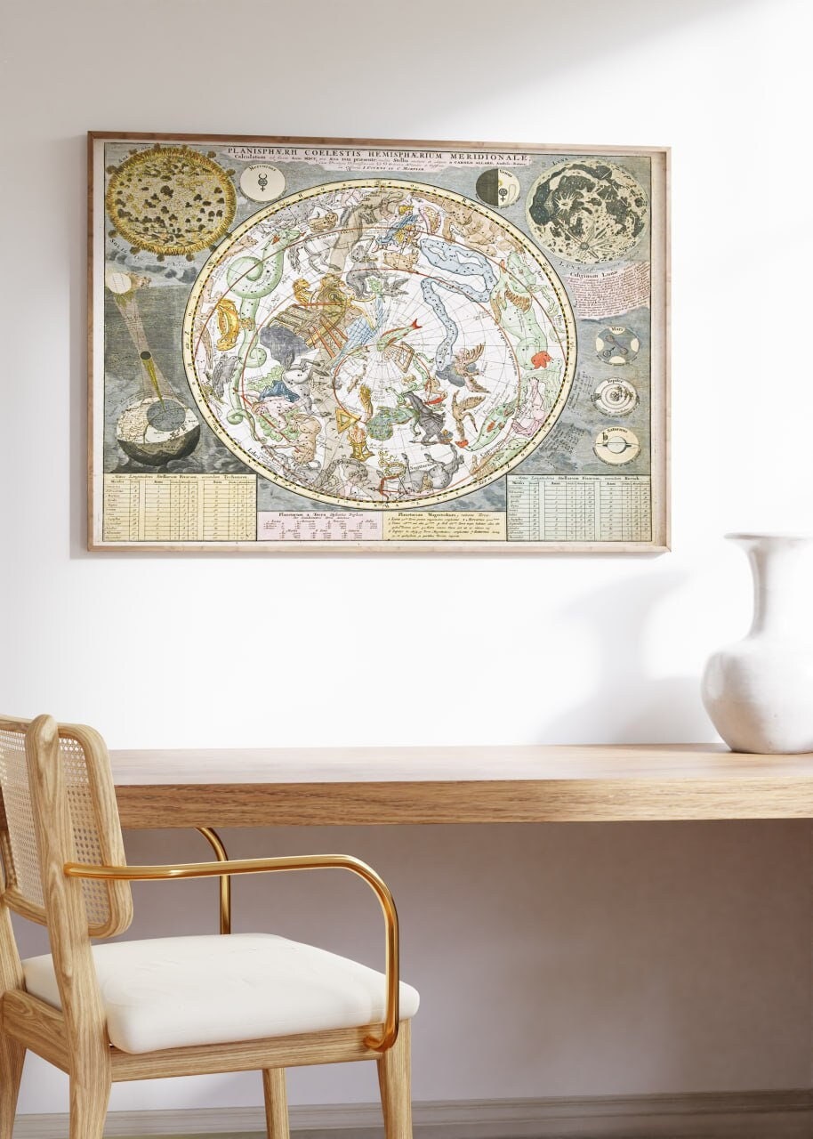 Chainese Decoration Map, Wall Mural Art, Chinese Calendar, Chinese Map ...