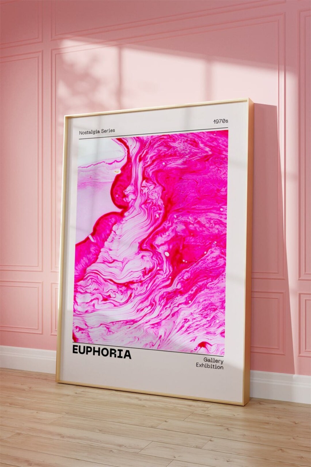 Euphoria Aura Poster, Retro Gradient Print, Affirmation Art, Aesthetic ...