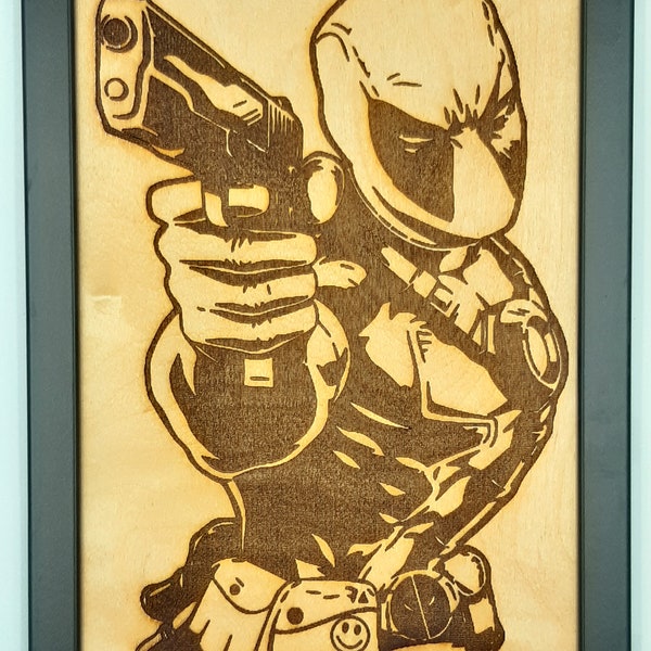 Deadpool Picture Frame - Etsy