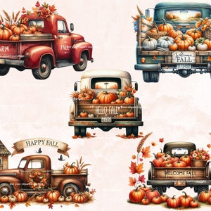 Fall Truck Png Graphics, Hello Fall Clipart, Farm Truck Png, Fall Png ...