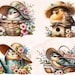 Cute Summer Bird Clipart Bundle, Watercolor Birds, Watercolor Summer ...