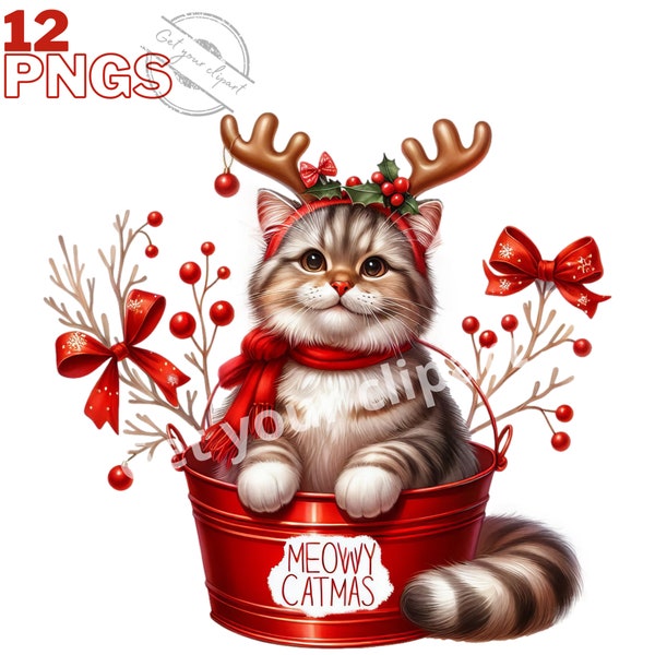 Meowy Christmas - Etsy