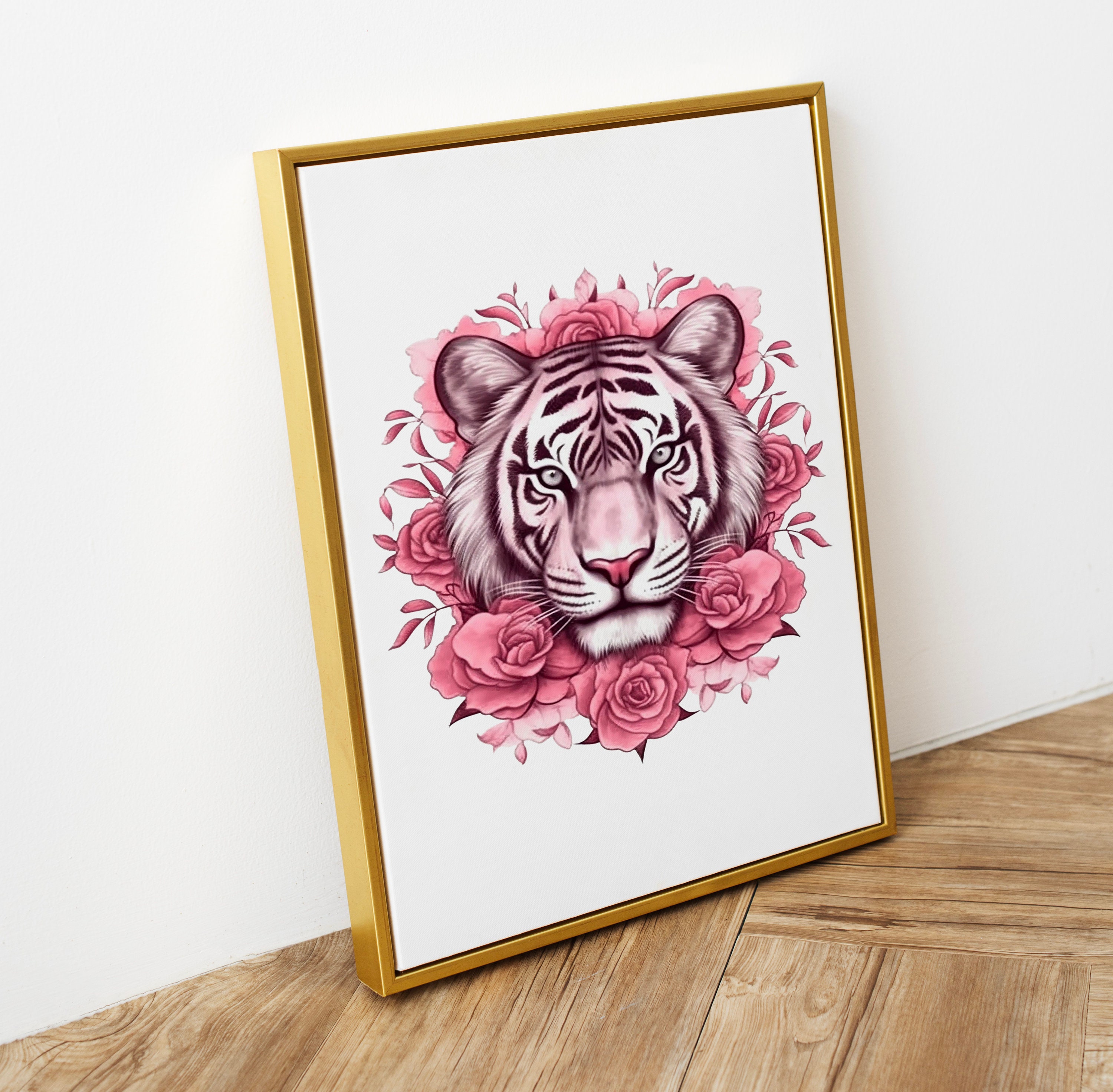 Pink Tiger Png Graphics Tiger Png Designs Tiger Clipart - Etsy