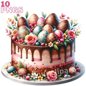 Easter Chocolate Clipart Bundle, Easter Clipart, Easter Graphics ...