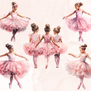 Little Ballerinas Clipart Bundle, Ballet Clipart Bundle, Set of 15 ...