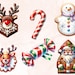 Christmas Sweets Clipart Bundle, Christmas Treats Graphics, Sweet ...