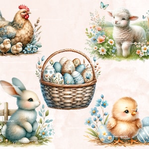 Easter Clipart Bundle, Easter Clipart, Easter Graphics, Easter Designs ...