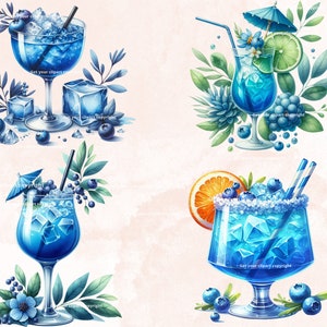 Summer Cocktails Clipart Bundle, Summer Cocktails, Summer Graphics ...