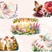 Fairies and Flowers Clipart Bundle, Fantasy Clipart Bundle, Set of 15 ...