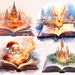 Christmas Book Clipart Bundle Magical Ornaments PNG - Etsy
