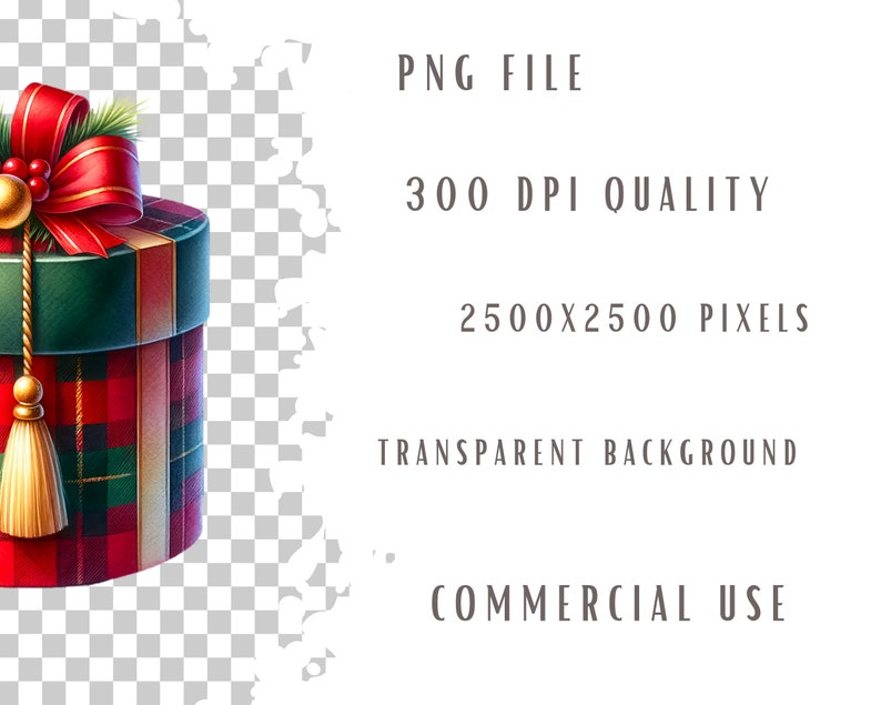 Christmas Present Clipart Bundle, Christmas Gifts Graphics, Gifts ...