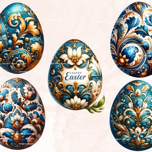 Easter Eggs Clipart Bundle, Easter Clipart, Easter Graphics, Easter ...