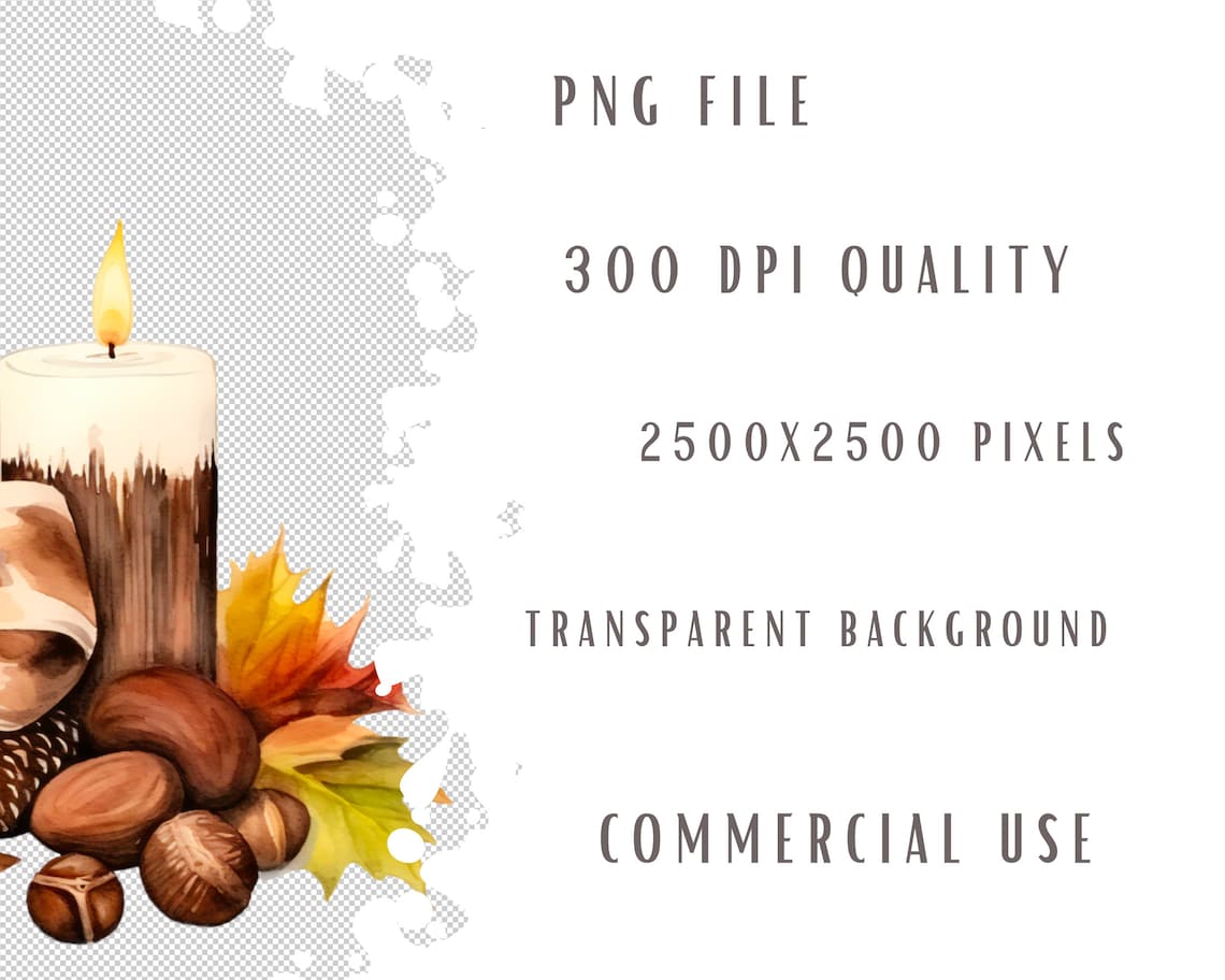 Fall Clipart Bundle, Fall Vibes Png Graphics, Autumn Clipart Bundle ...
