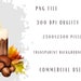Fall Clipart Bundle Fall Vibes Png Graphics Autumn Clipart - Etsy