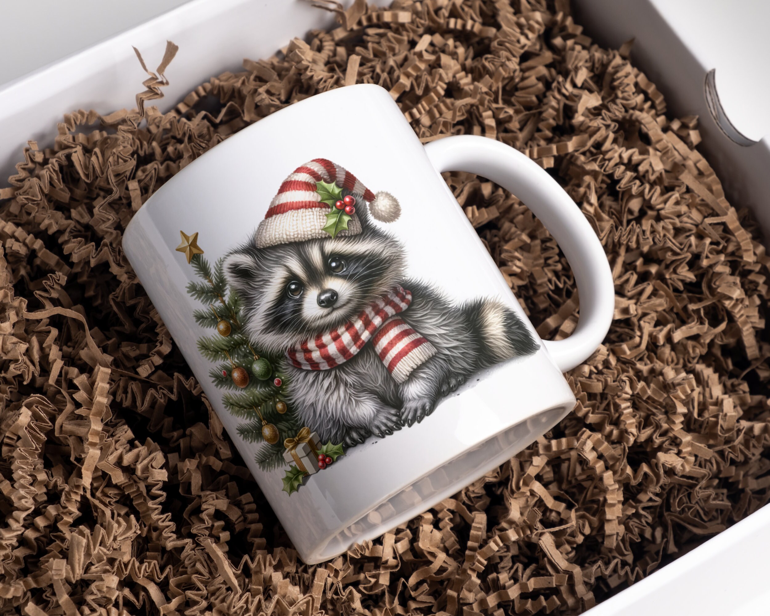 Christmas Woodland Animals Clipart Bundle, Woodland Graphics, Animals ...