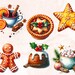 Christmas Sweets Clipart Bundle, Christmas Treats Graphics, Sweet ...
