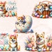 Easter Corgi Png Graphics, Easter Printable, Watercolor Dog Clipart ...