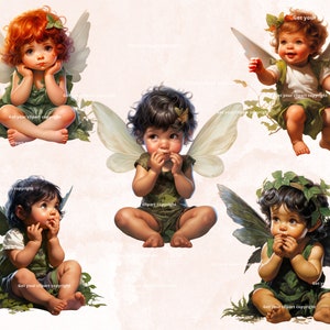 Forest Fairies Clipart Bundle, Fairy Clipart, Forest Clipart ...