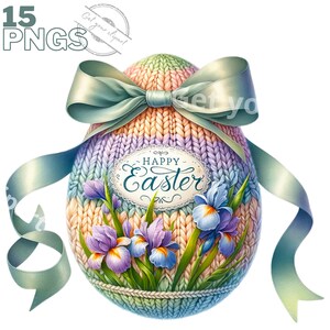 Easter Eggs Clipart Bundle, Easter Clipart, Easter Graphics, Easter ...