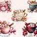 Christmas Hot Cocoa Clipart Bundle, Christmas Png Bundle, Hot Cocoa Png ...