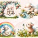 Spring Lamb Clipart Bundle, Easter Lamb Png Graphics, Easter ...