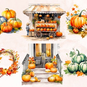 Pumpkin Clipart for Any Creative Project, Hello Fall Png, Fall Vibes ...
