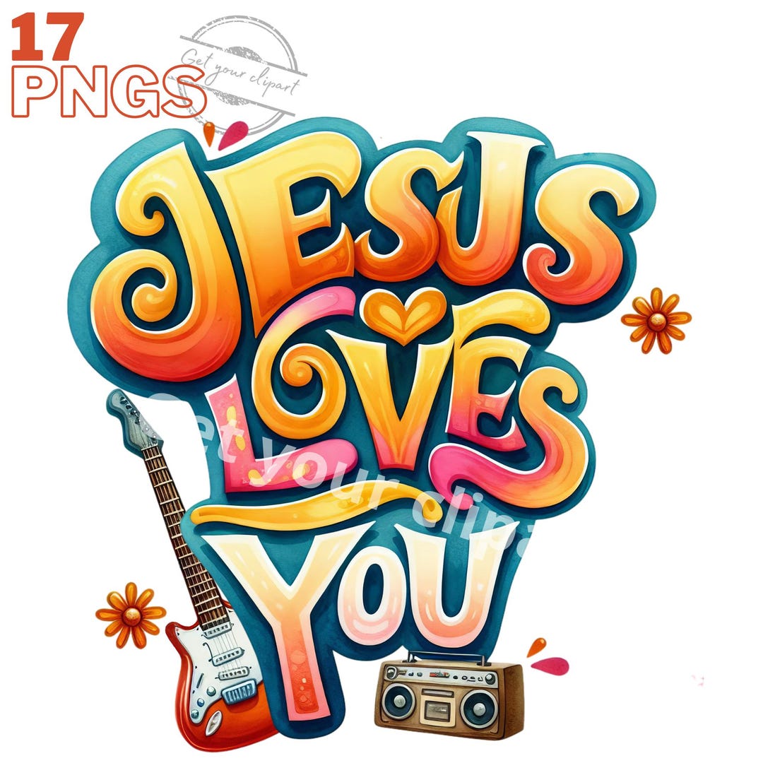 Christian Saying Clipart Bundle, Christian Png Files, Faith Png ...