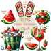 Summer Watermelon Png Clipart, Watermelon Clipart, Fruit Clipart ...