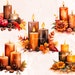 Fall Clipart Bundle, Fall Vibes Png Graphics, Autumn Clipart Bundle ...