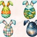 Easter Eggs Clipart Bundle, Easter Clipart, Easter Graphics, Easter ...