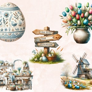 Easter Clipart Bundle, Easter Clipart, Easter Graphics, Easter Designs ...