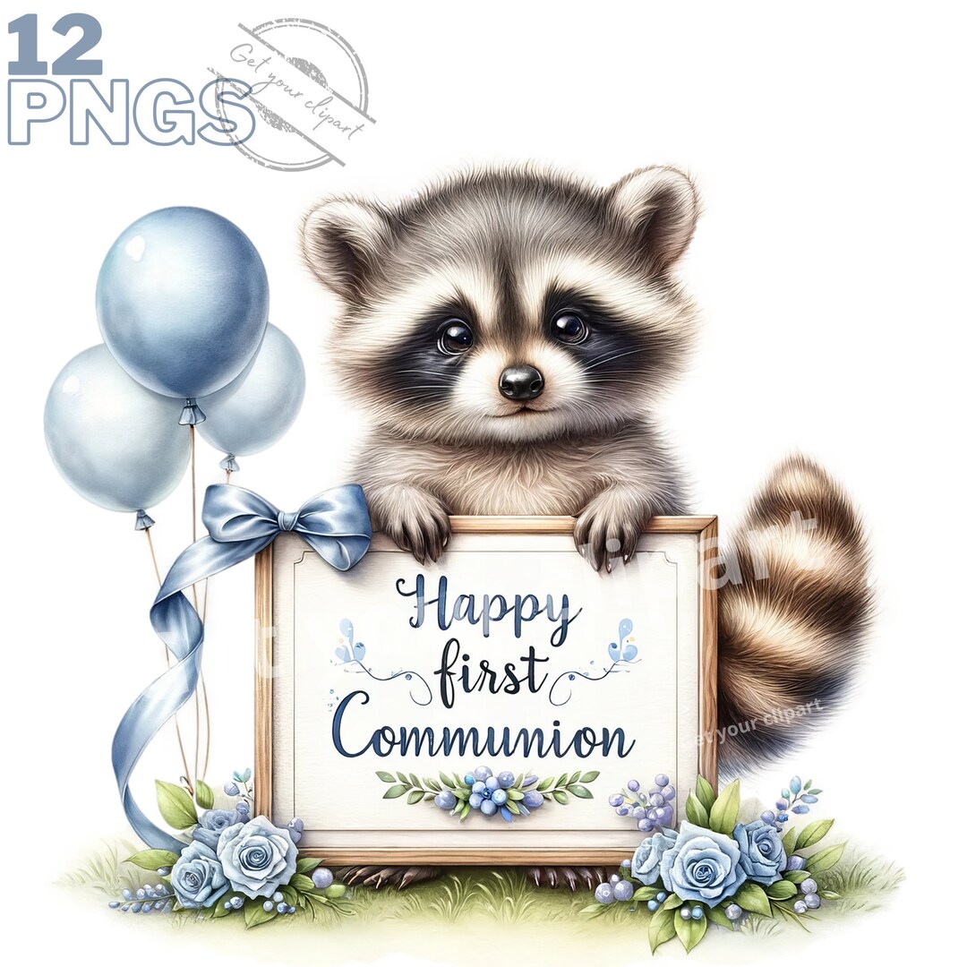 Happy First Communion Clipart Bundle, Communion Png Files, Boy ...